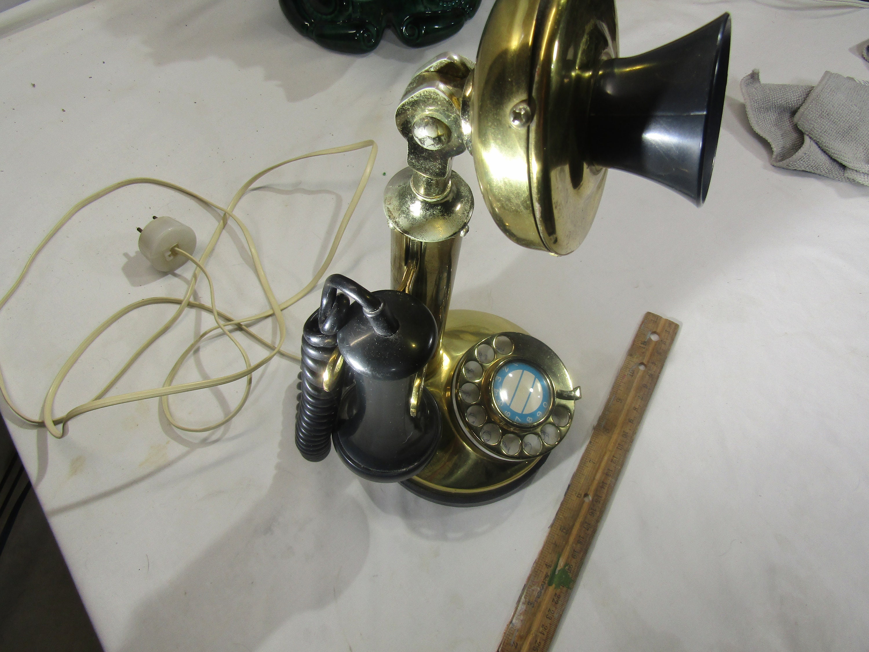 Vintage Desk Top Phone/ Candlestick Phone - Etsy