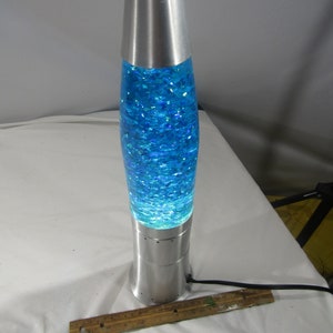Vintage Tall Blue Lava Lamp - Etsy