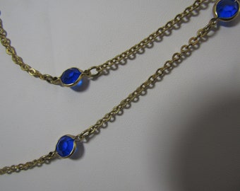 Bezel Set Chain | Etsy