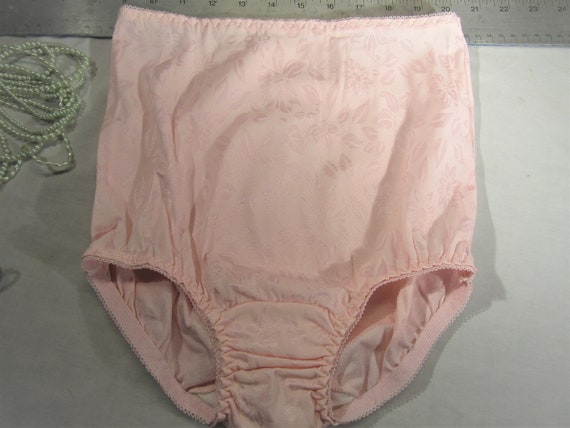 Vintage Nylon Pink Panties Size 7 Etsy