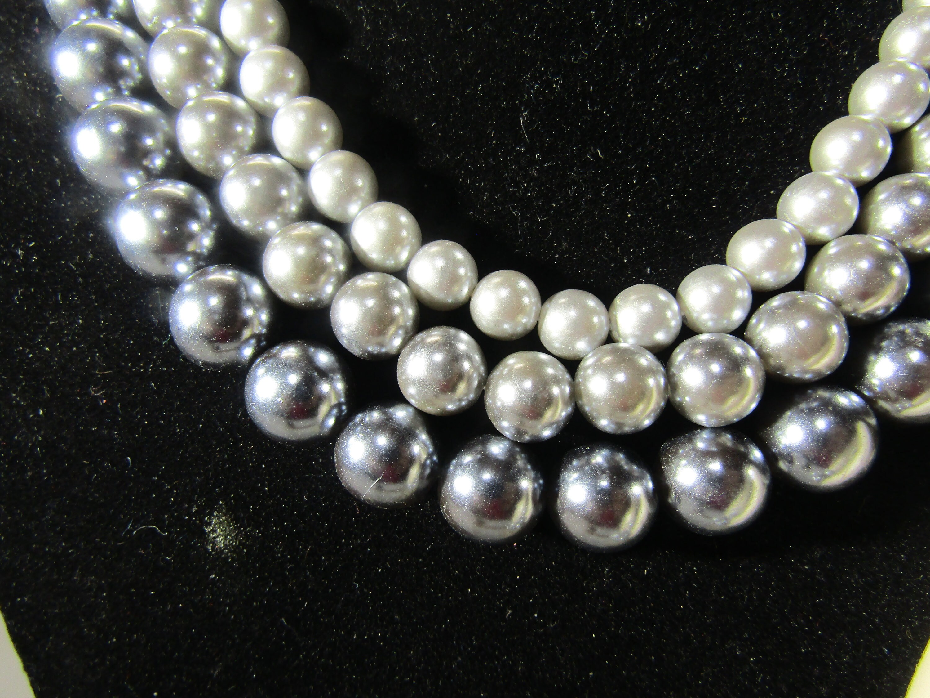 Vintage 3 Stands of Pearls Necklace and Bracelet - Etsy