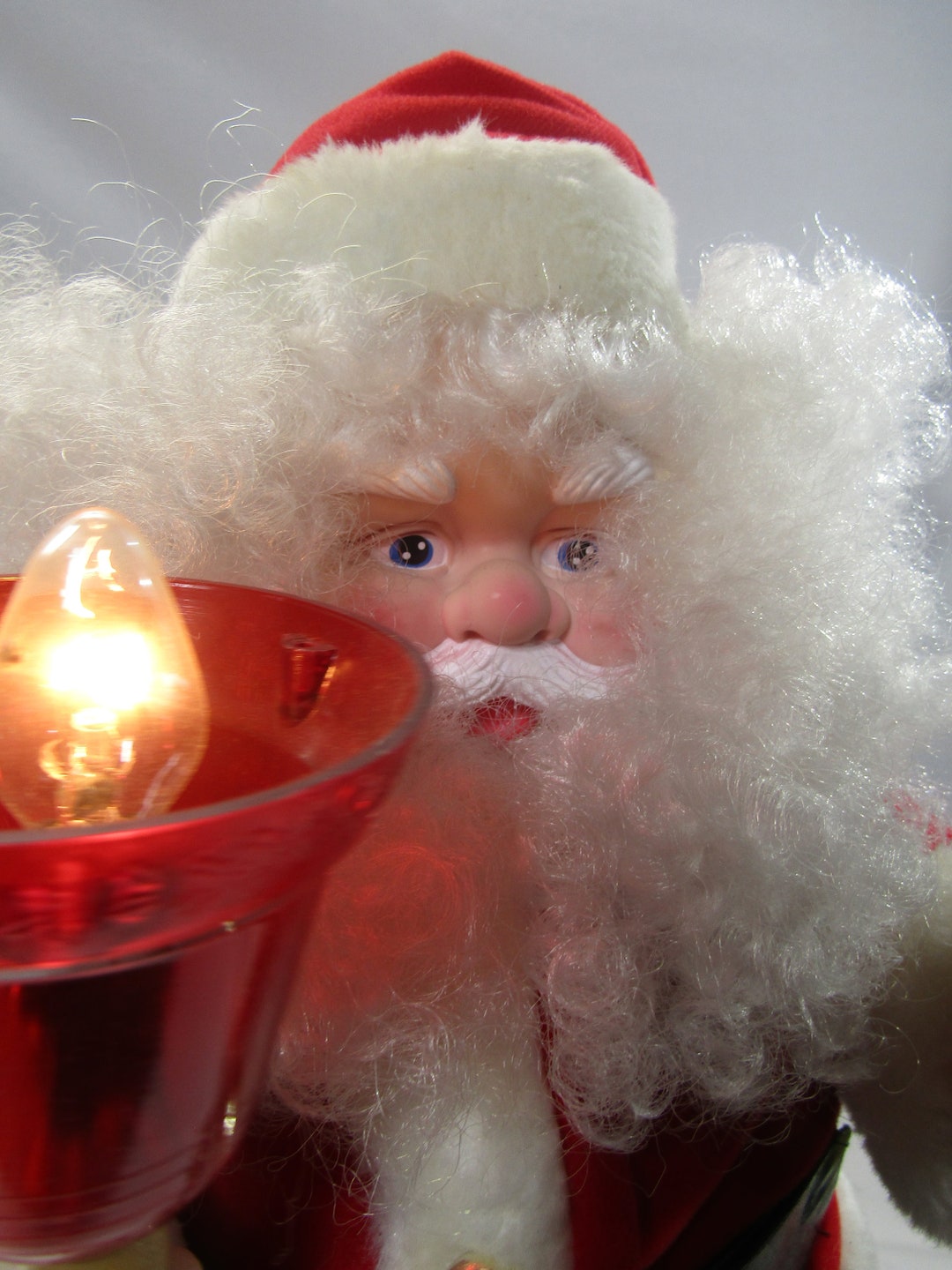 Vintage Electrical Mr Santa Claus/ Light up Santa - Etsy
