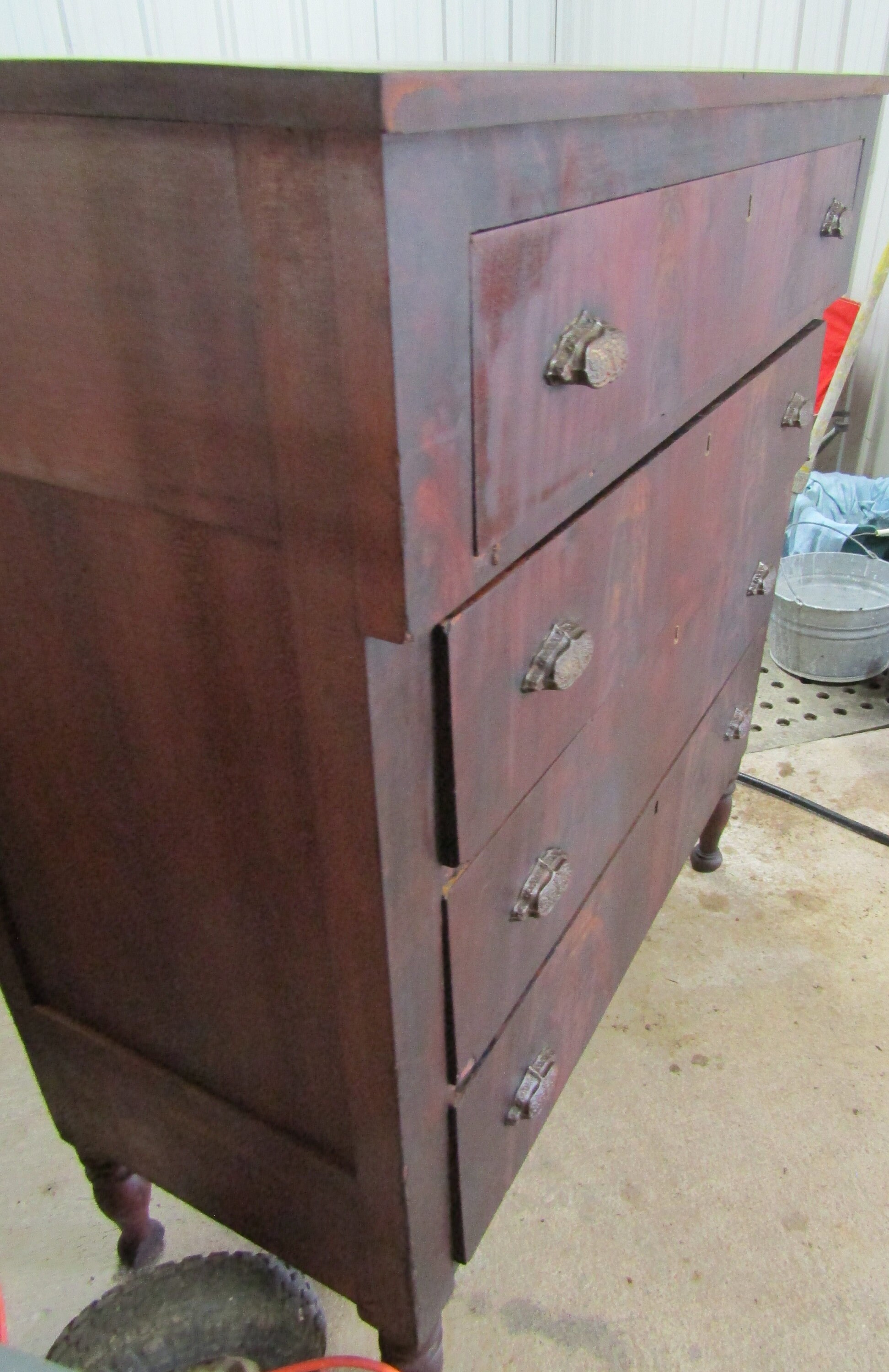 Antique Tall Farm House 4 Drawer Dresser - Etsy