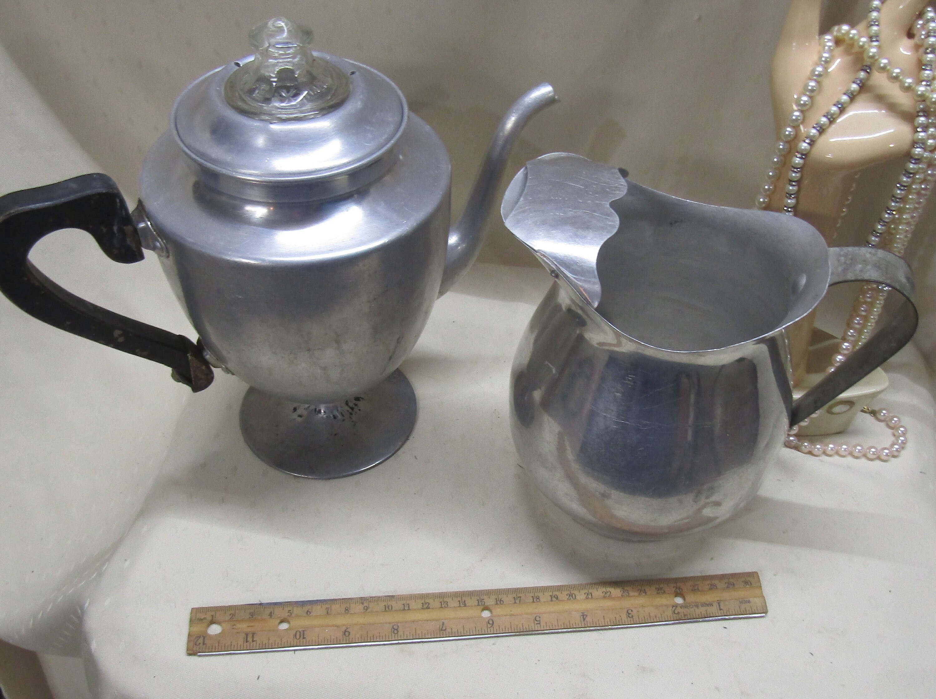Drink & Barware Pitcher Aluminum pot Aluminum Pitcher silver decor ...
