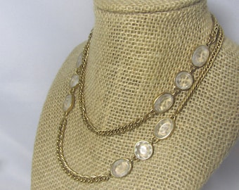 Bezel Set Chain | Etsy