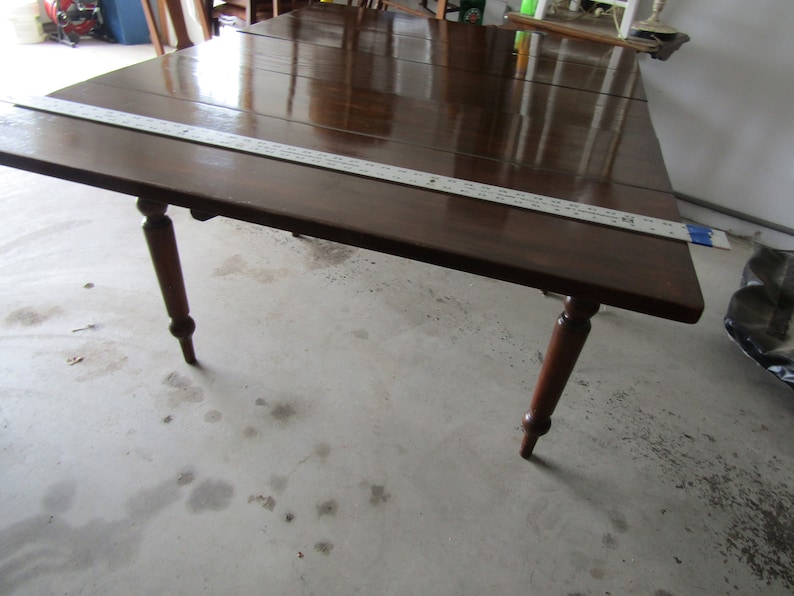 Antique Vintage Drop Leaf Kitchen Table - Etsy