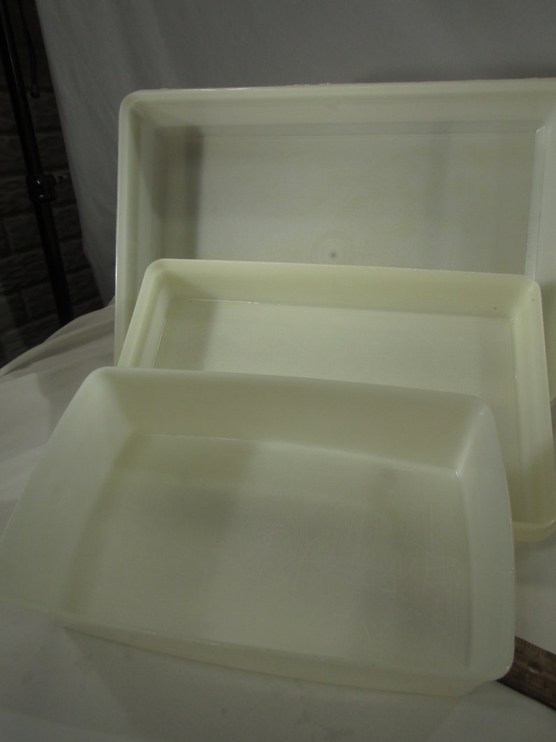 Vintage Tupperware/ Container/ Square Container - Etsy