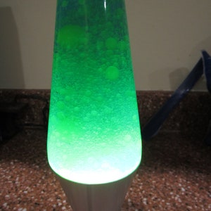 Vintage Green Lava Lamp - Etsy