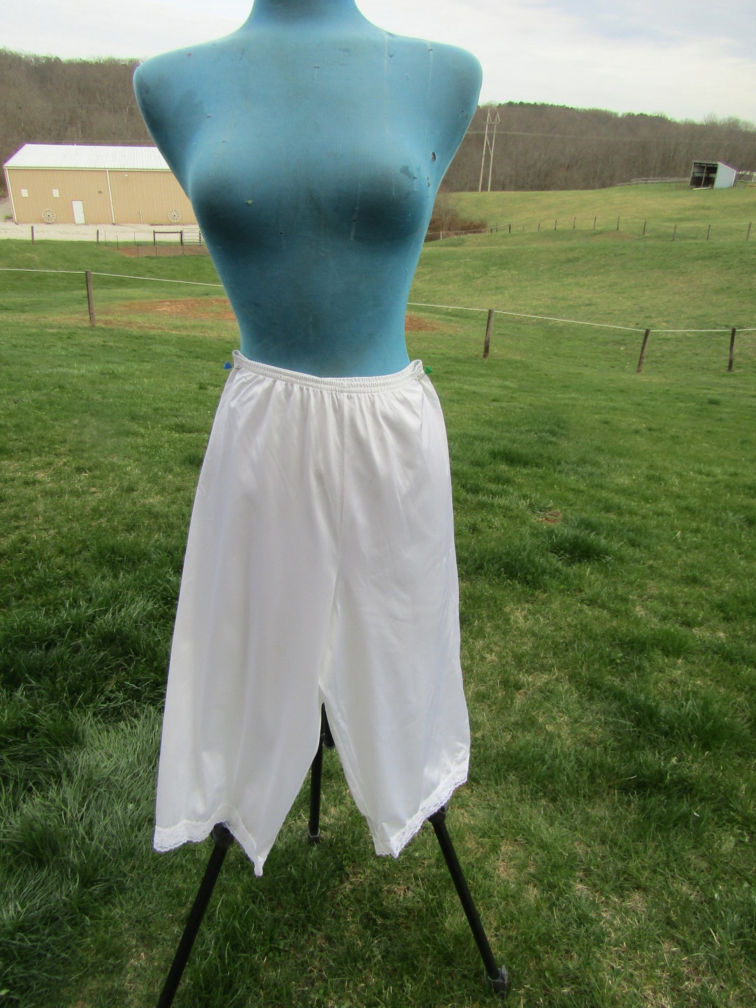 Vintage White Bloomers Size Small Waist 28" - Etsy