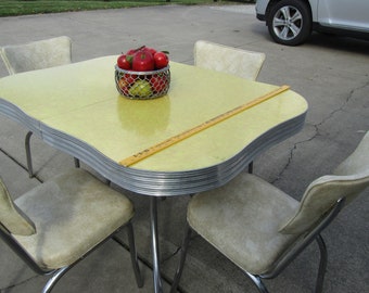 Formica Table and Chairs - Etsy