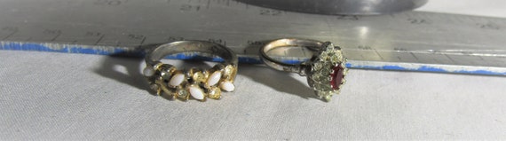 2 Vintage Costume Rings | Etsy