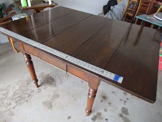 Antique Vintage Drop Leaf Kitchen Table - Etsy