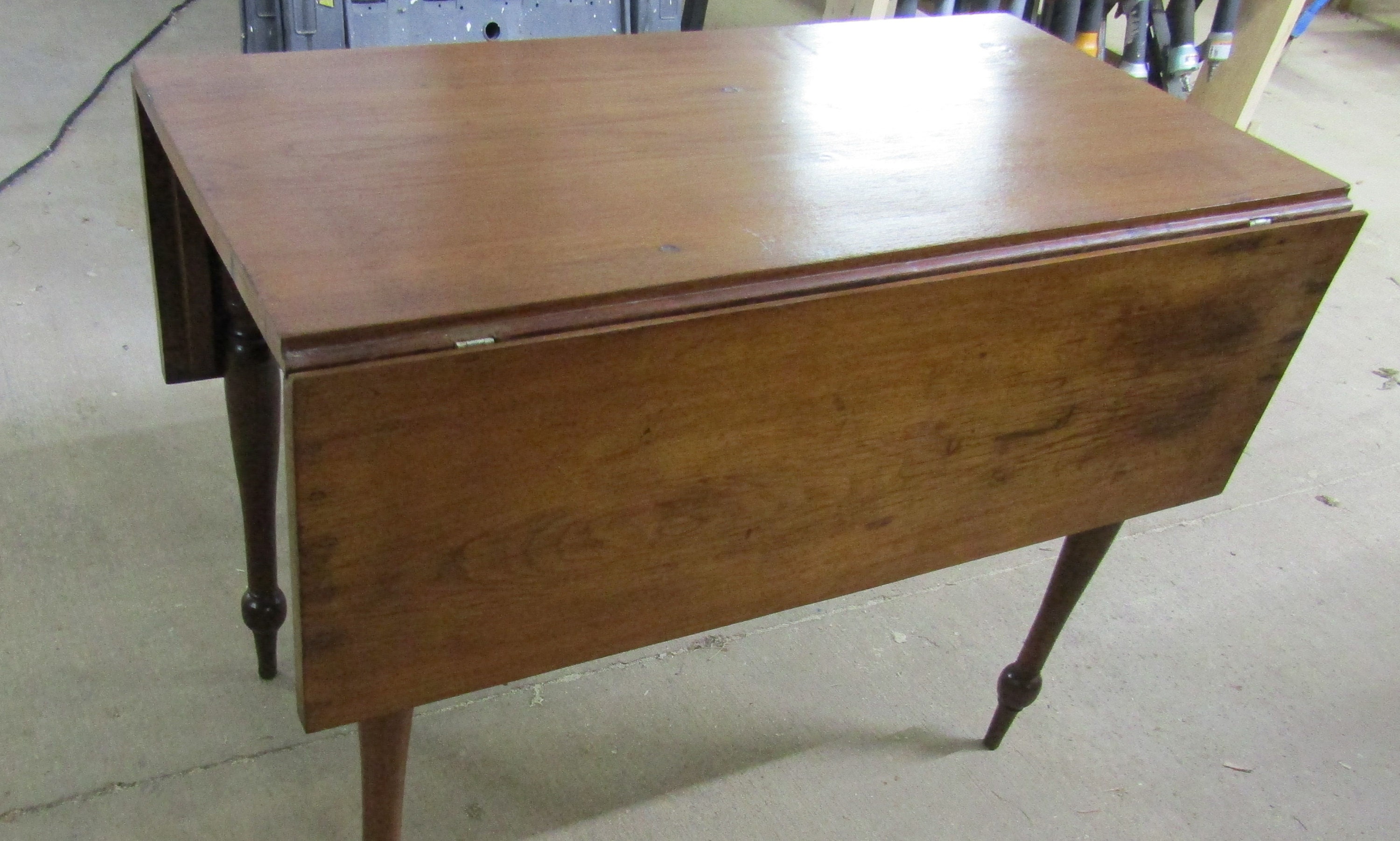 Antique Vintage Walnut Drop Leaf Kitchen Table - Etsy