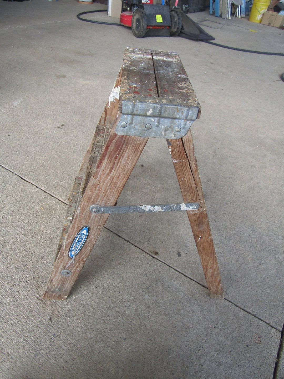 Vintage Wood Stepstool - Etsy