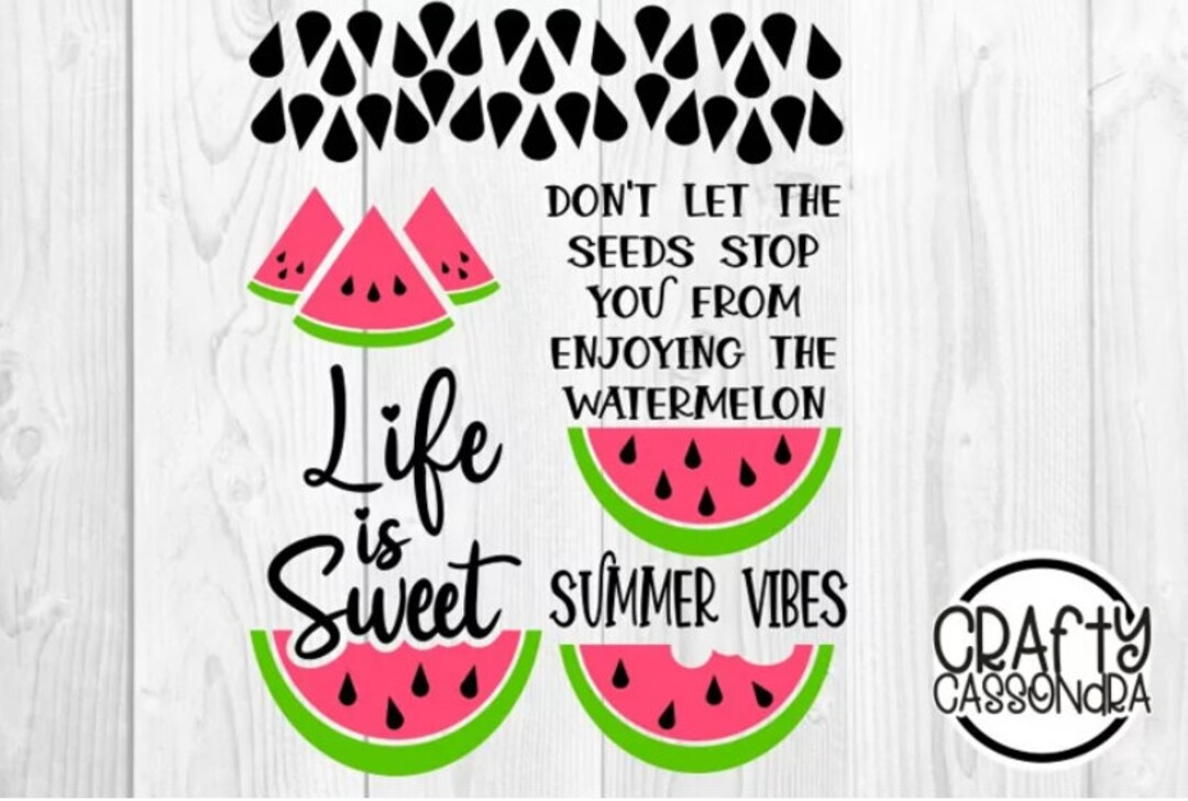 Watermelon SVG - Etsy