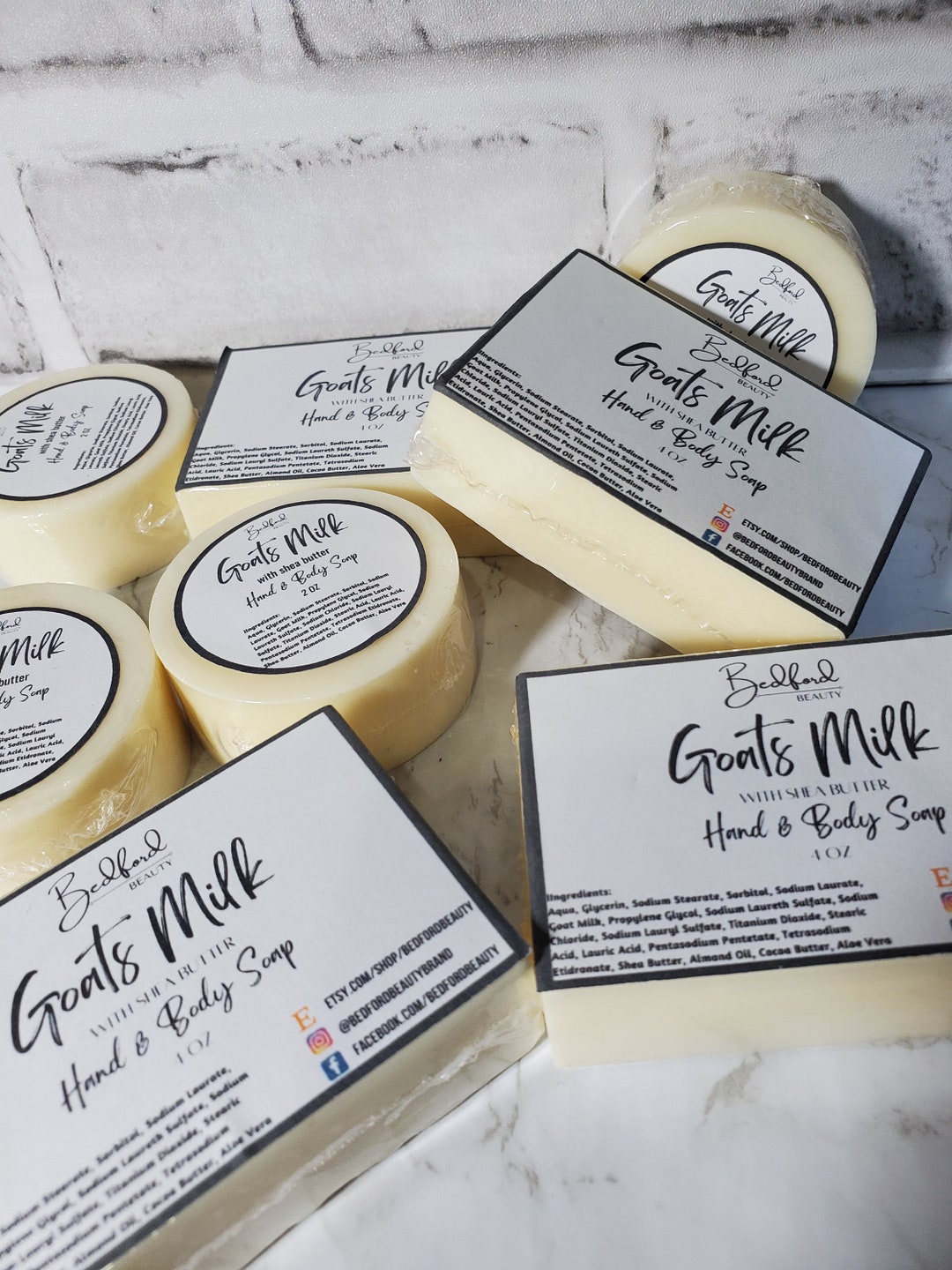 Goats Milk & Shea Butter Bar Soap - Etsy