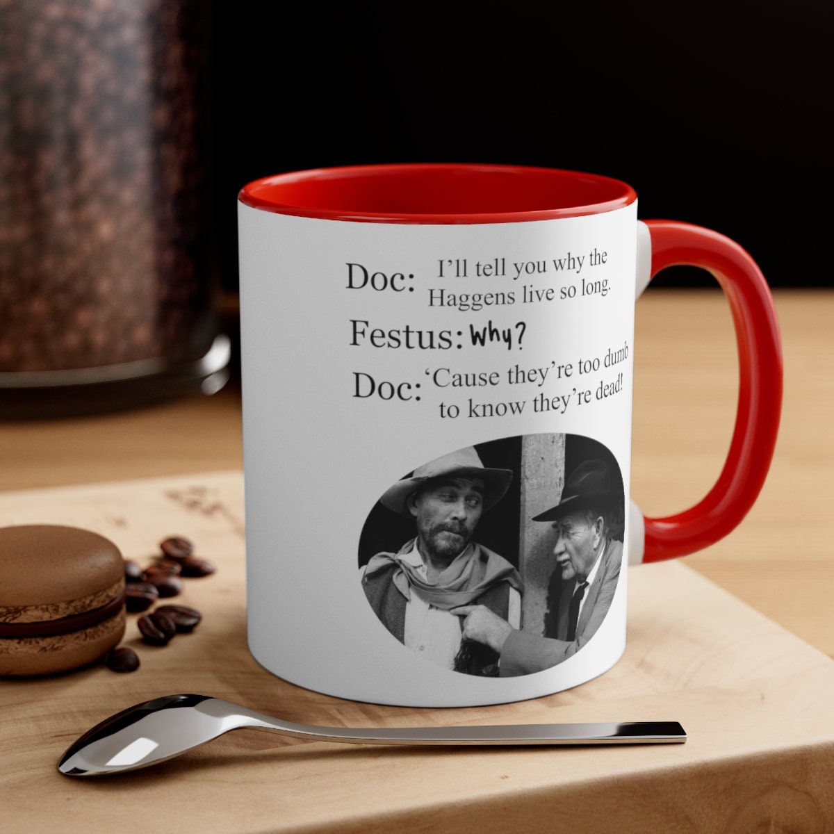 Gunsmoke Doc and Festus Accent Coffee Mug, 11oz/cowboy/western - Etsy