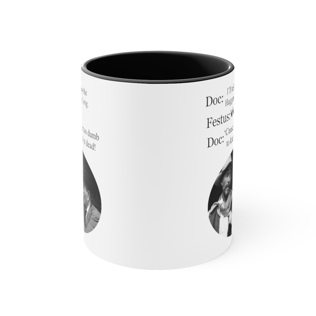 Gunsmoke Doc and Festus Accent Coffee Mug, 11oz/cowboy/western - Etsy
