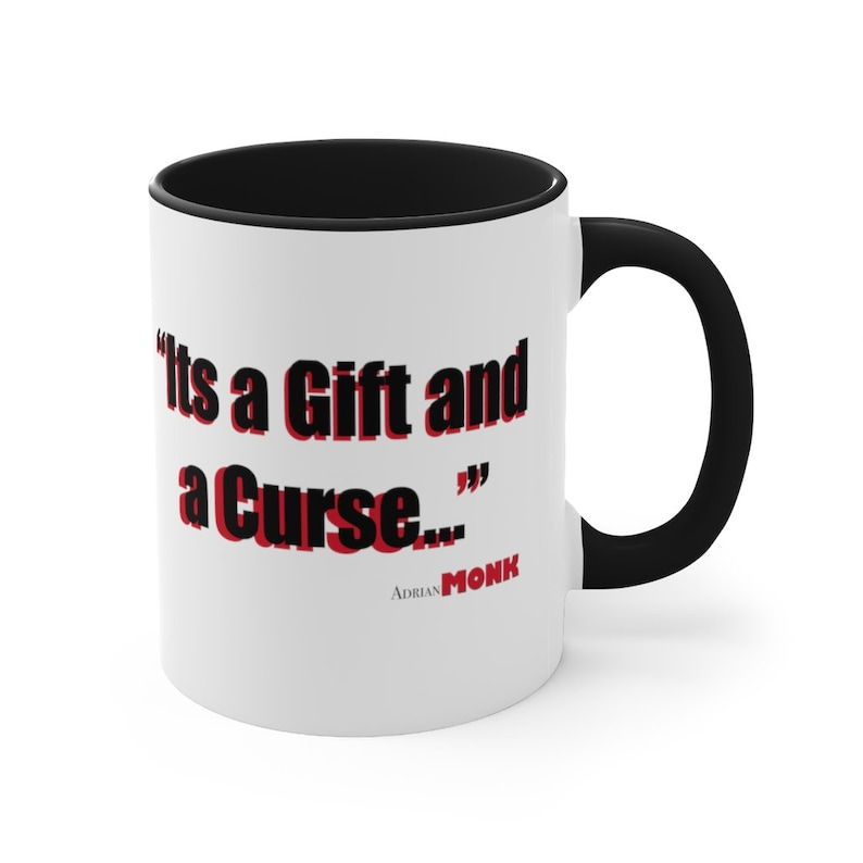 Monk TV Quote Accent Coffee Mug, 11oz/monk Retro TV Mug/adrian Monk ...
