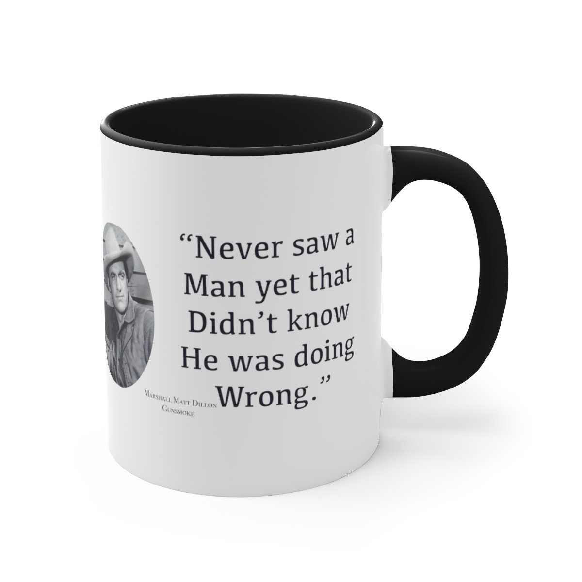 Gunsmoke Marshall Dillon Accent Coffee Mug, sold by CarBrown | SKU ...