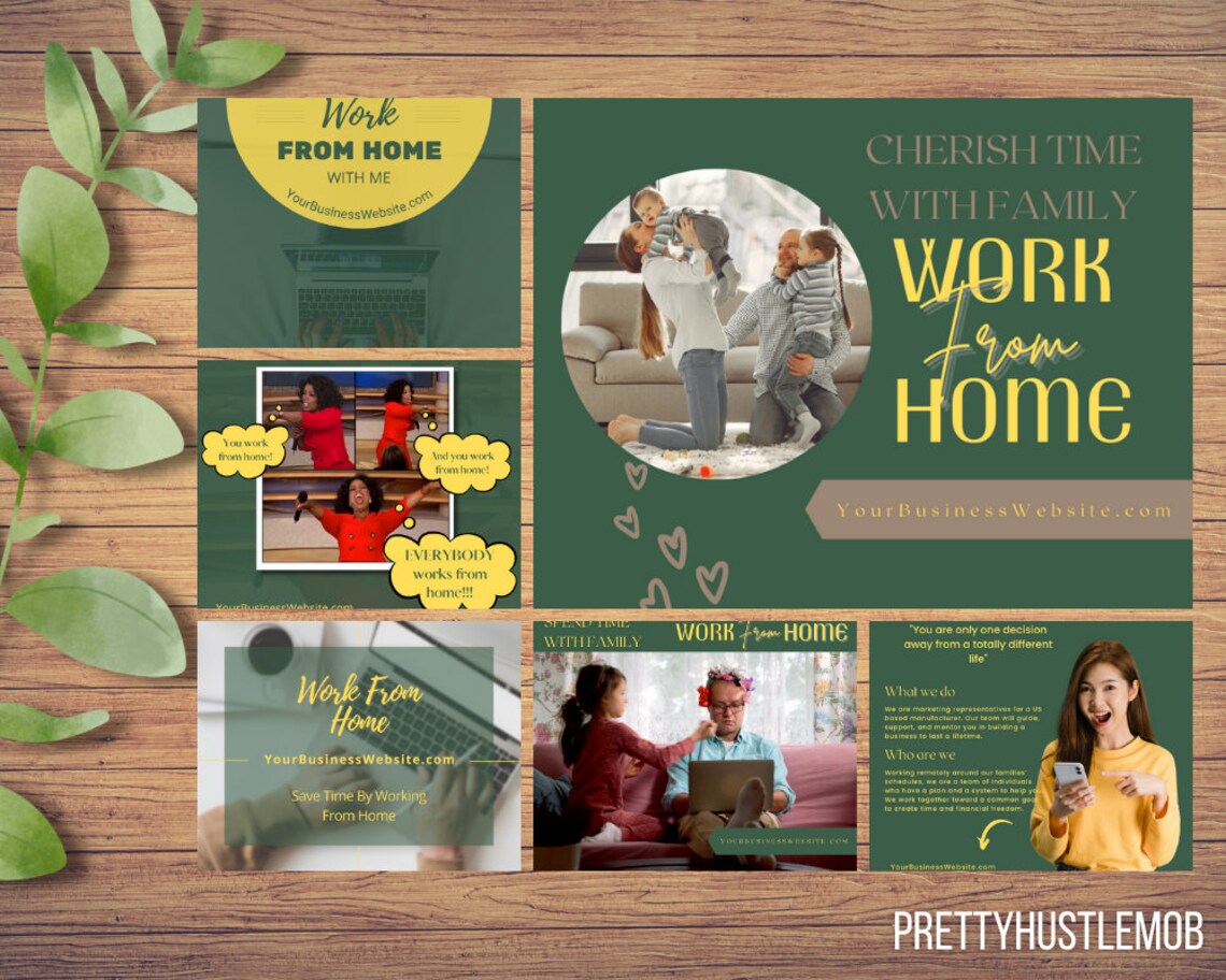 Work From Home Business Flyer Template #2 | Employment Services ...