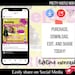 Clueless Themed Brunch Flyer Template | Editable Canva Template ...