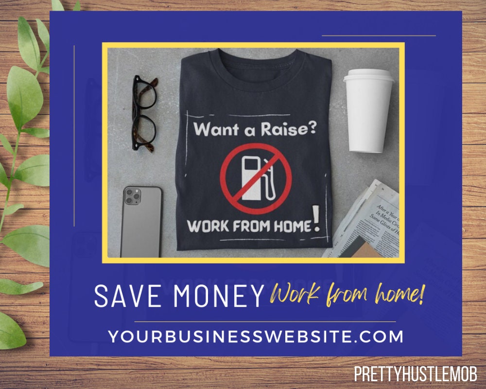Work From Home Business Flyer Template | Employment Services | Editable ...