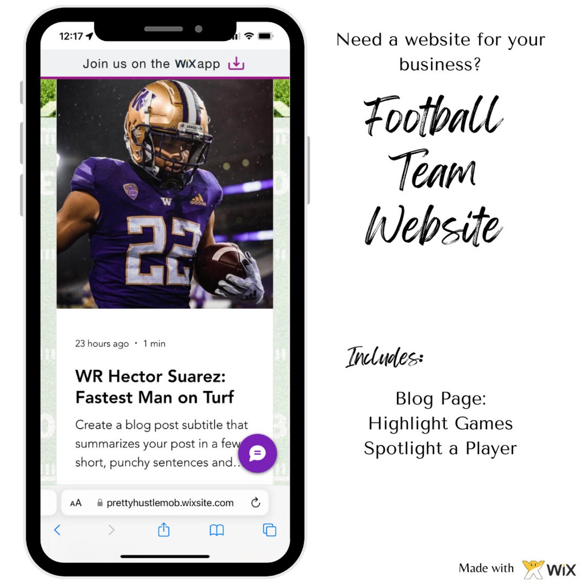 Football Team Website Template | Sports Team Website | Sports Fan Page ...