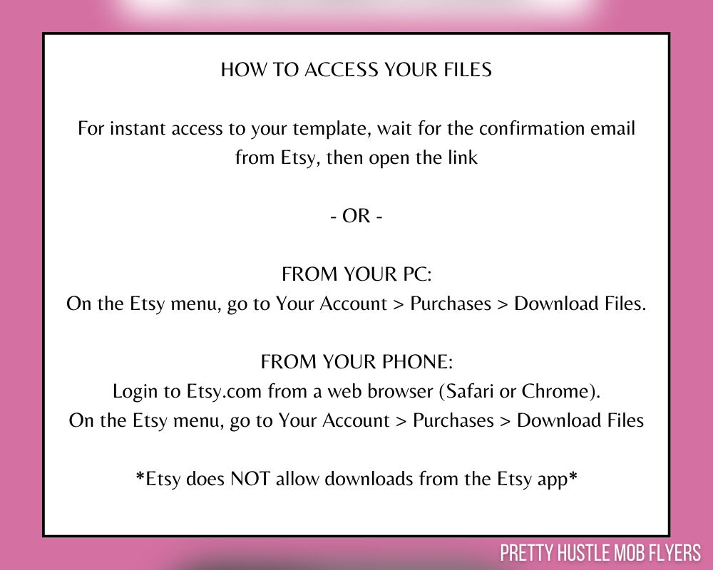 Instagram Profile Business Card Template - Etsy