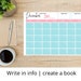 Colorful Weekly and Monthly Calendars | Printable Planner and Calendars ...