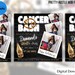 Animated Cancer Bash Birthday Flyer Template - Etsy