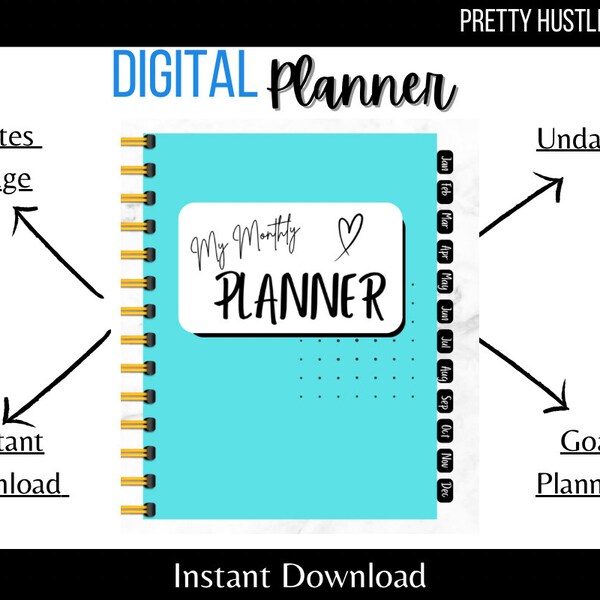 Colorful Weekly and Monthly Calendars Printable Planner and Calendars ...