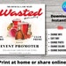 Wasted Wednesday Club Flyer Template for Canva, DIY Event Flyer ...
