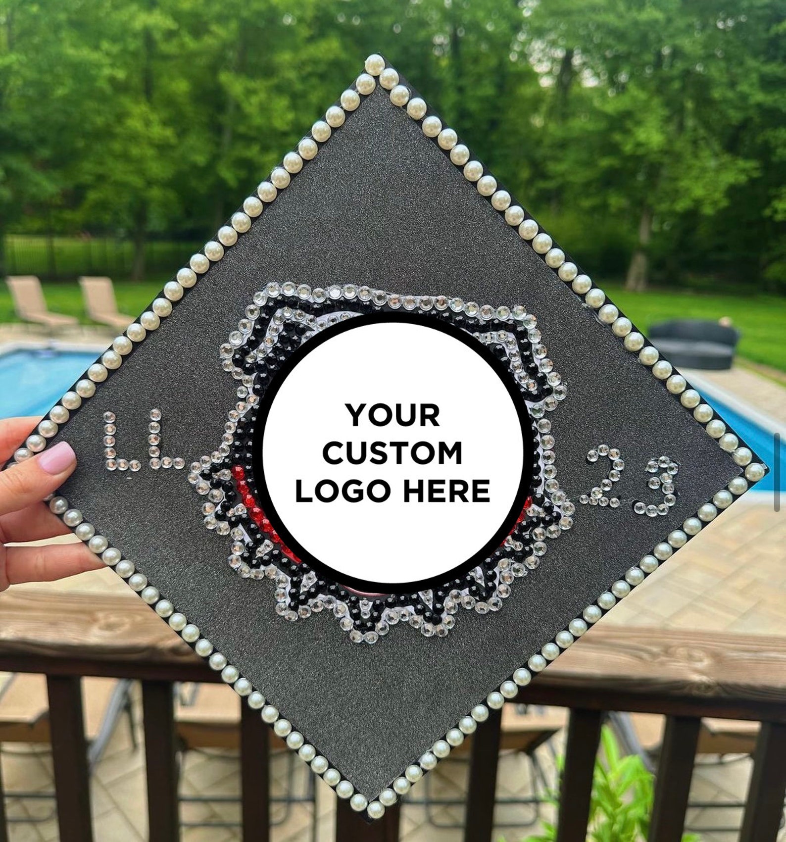Bedazzled Graduation Cap - Etsy
