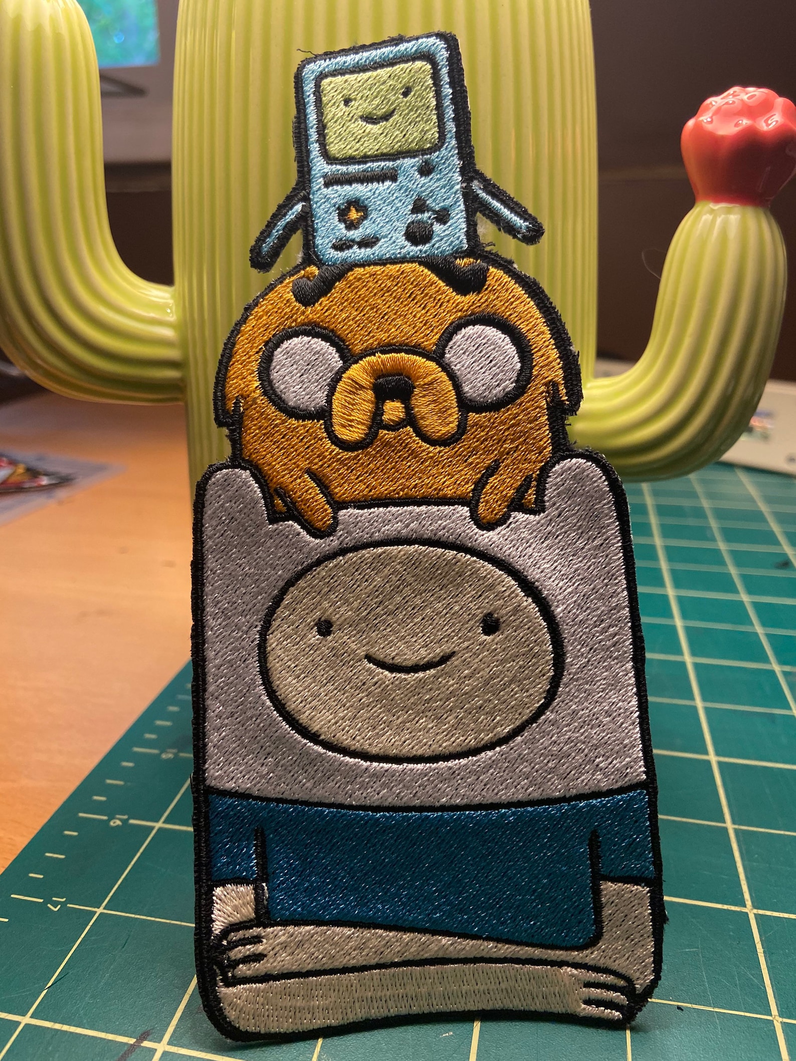 Finn Jake and BMO Patch. Oversized 6.5 x 3 | Etsy