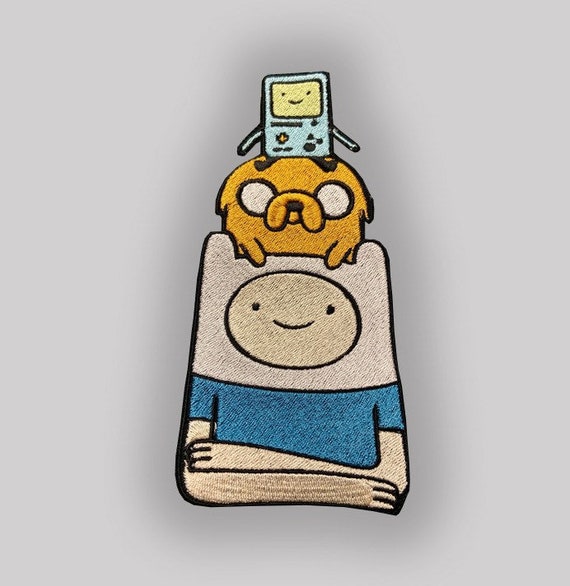 Finn Jake and BMO Patch. Oversized 6.5 x 3 | Etsy