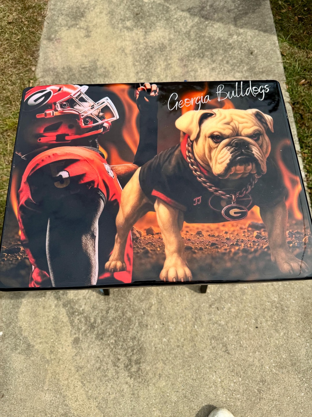Georgia Bulldogs Custom Folding Table, Personalized Gift - Etsy