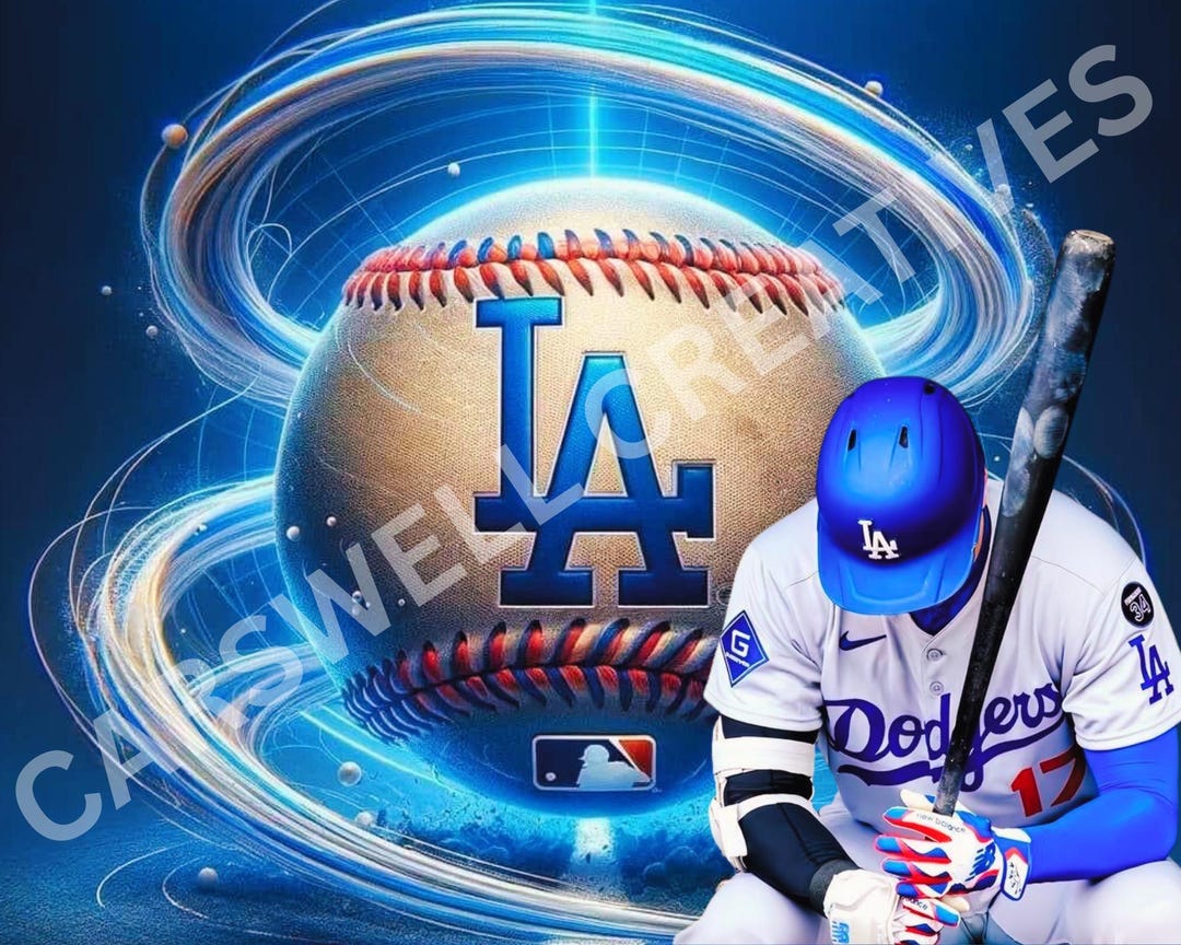 LA Dodgers Tumbler Wrap, Dodgers, Baseball - Etsy