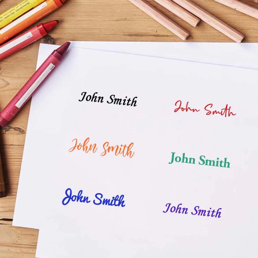 Personalized Signature Stamp Custom Name Stamp Self Inking Signature ...