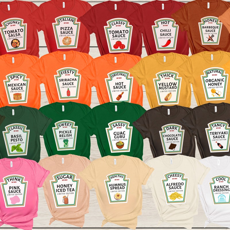 Condiment Shirt - Etsy