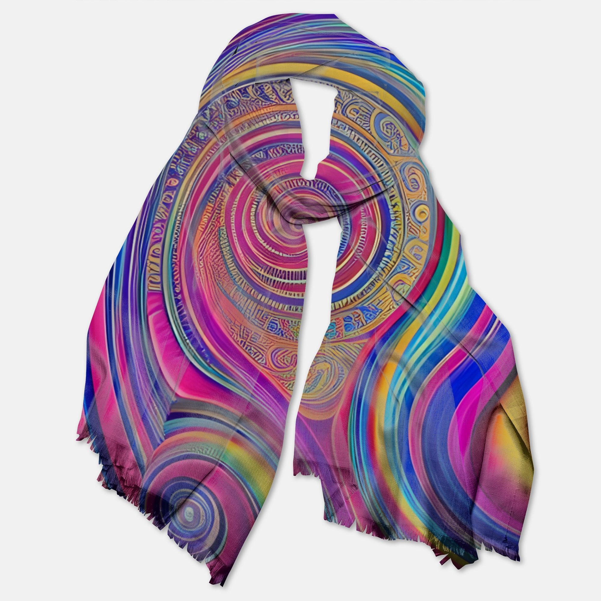 6 Feet X 2 1/4 Feet Rave Pashmina, Trippy Rave Outfit, Festival Shawl ...