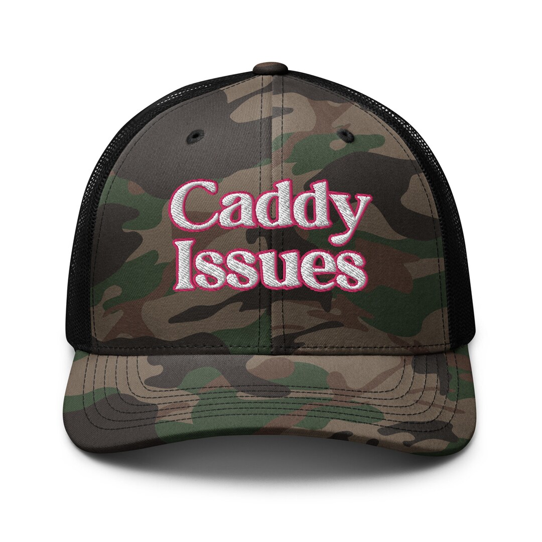 Caddy Issues Embroidered Camouflage Trucker Hat - Etsy