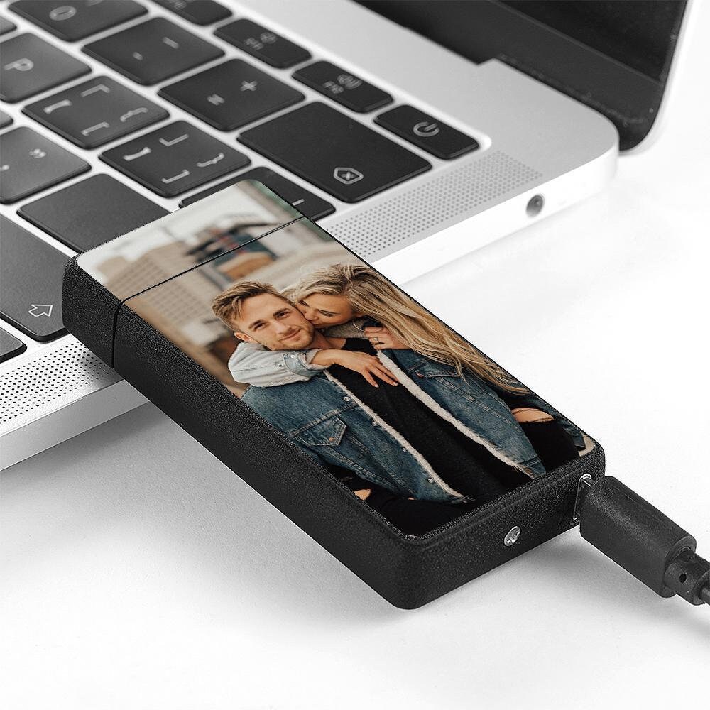 Personalized Photo Rechargeable Electric Lighter Smoking Accessory Gift ...