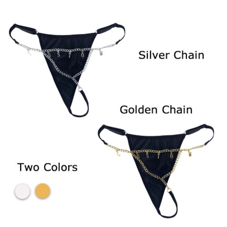 Women Custom Thong With Name, Custom Thong Bikini,g-strings, Bikini ...