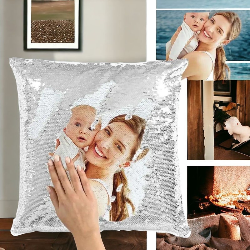 Sequin Pillow - Etsy