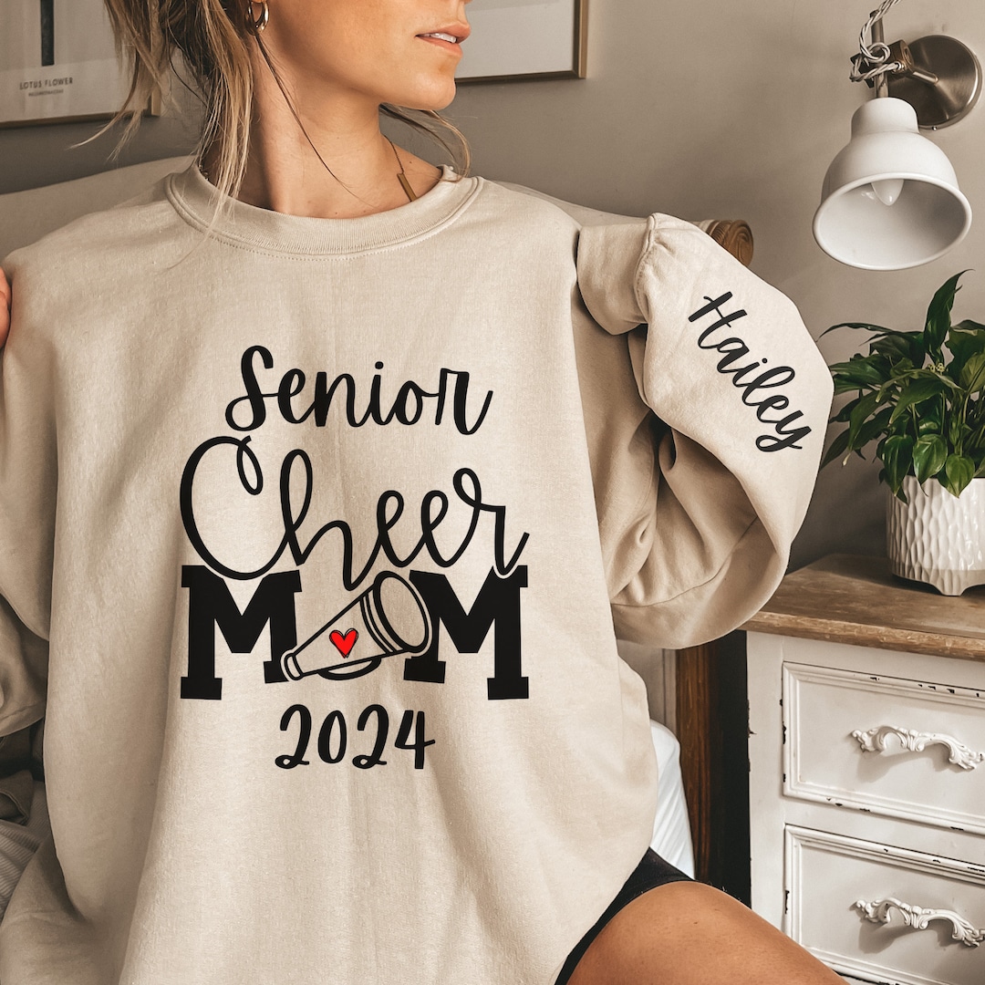 Cheer Mom Sweatshirt Cheerleader Mom Sweatshirt Gift for Cheer Mom ...