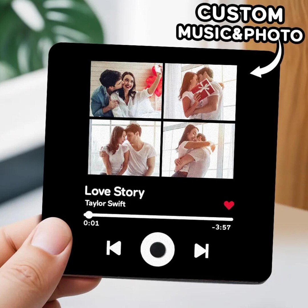 Music Fridge Magnet Custom Photo & Music Refrigerator Magnet ...