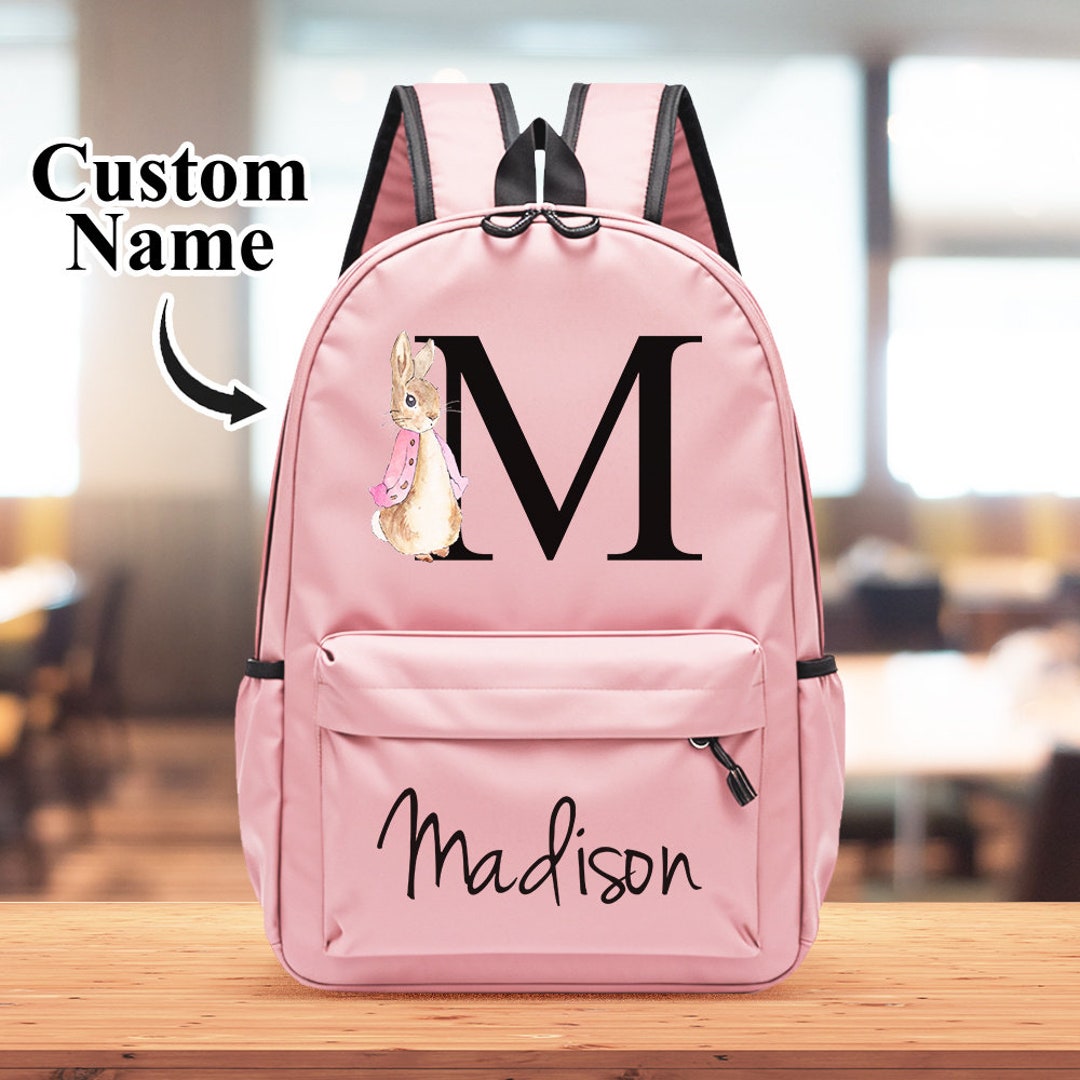 Personalized Name Backpack, Kids School Bag, Back to School Supplies ...