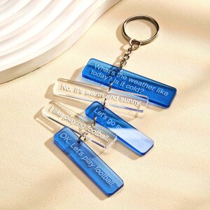 Fun Custom Text Message Conversation Keychains, 1st Date Text Messages ...
