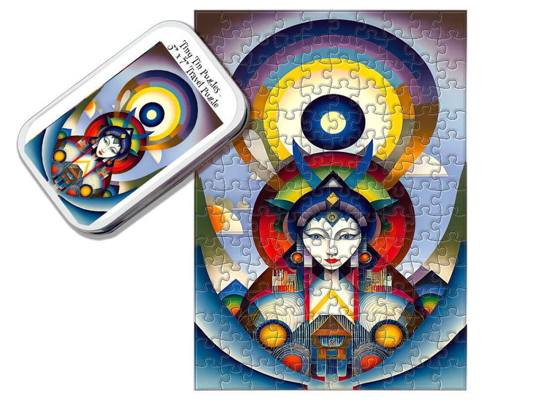 Jigsaw Puzzle 150pc Wisdom Pearl Tiny Tin Puzzles - Etsy